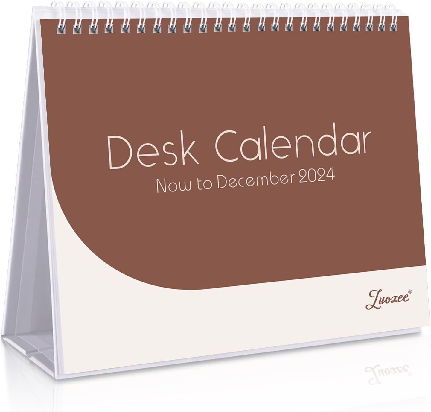 Amazon.com : Zuozee Small Desk Calendar 2024, Aesthetic Standing Flip ...