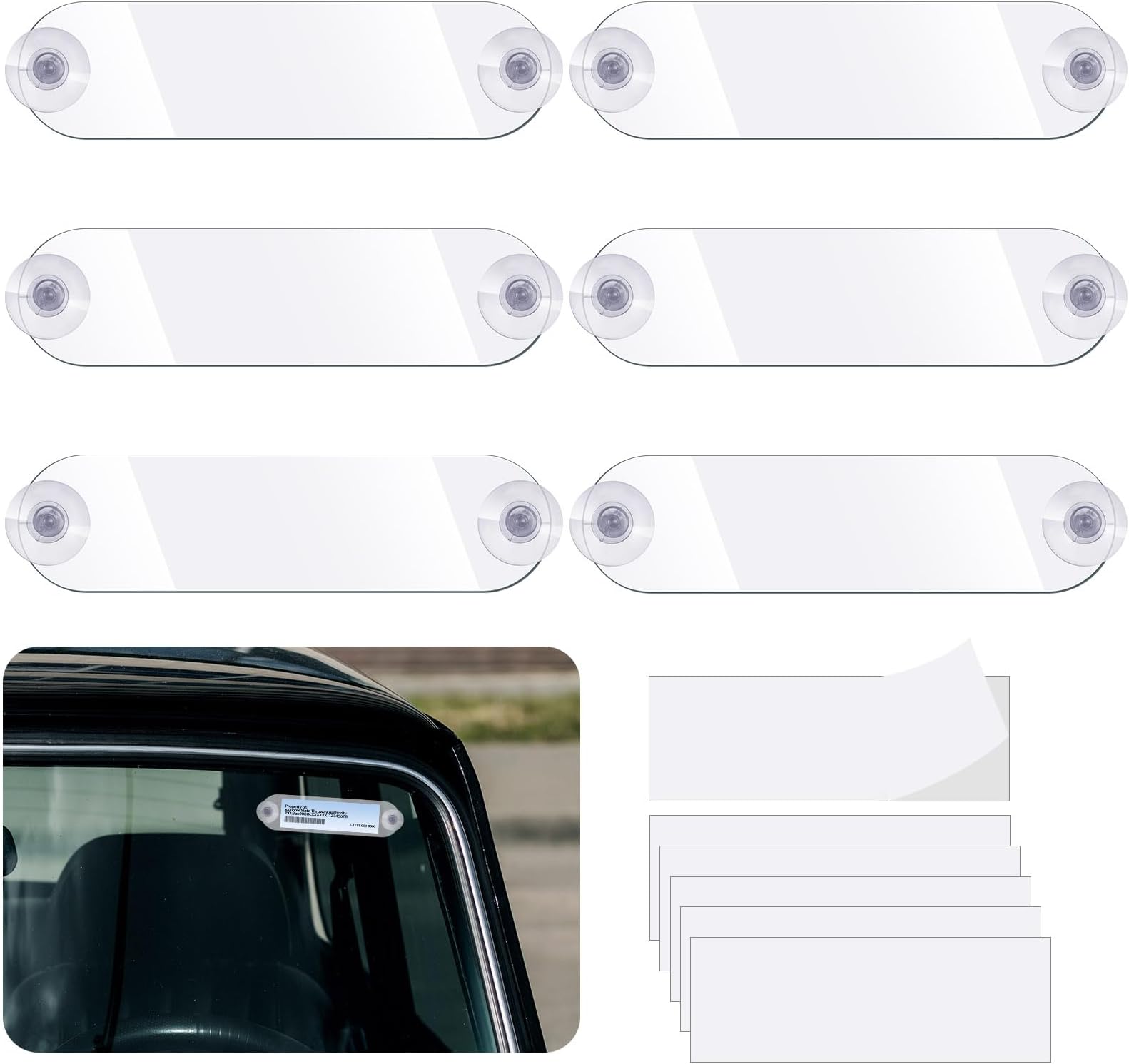 Amazon.com: RattanView Ez Pass Holder Transponder Holder for Car ...