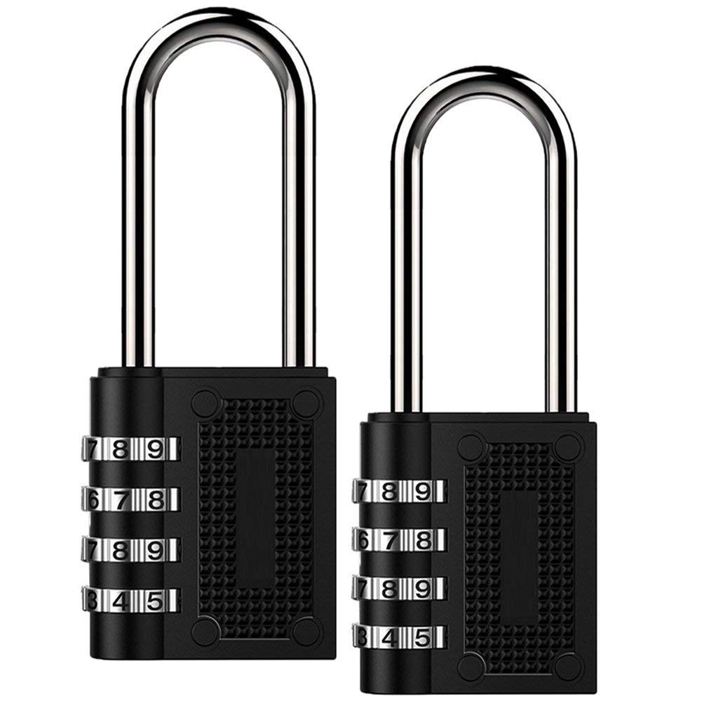 Buy Combination Lock, Long Shackle Padlocks,4 Digit Combination Lock ...