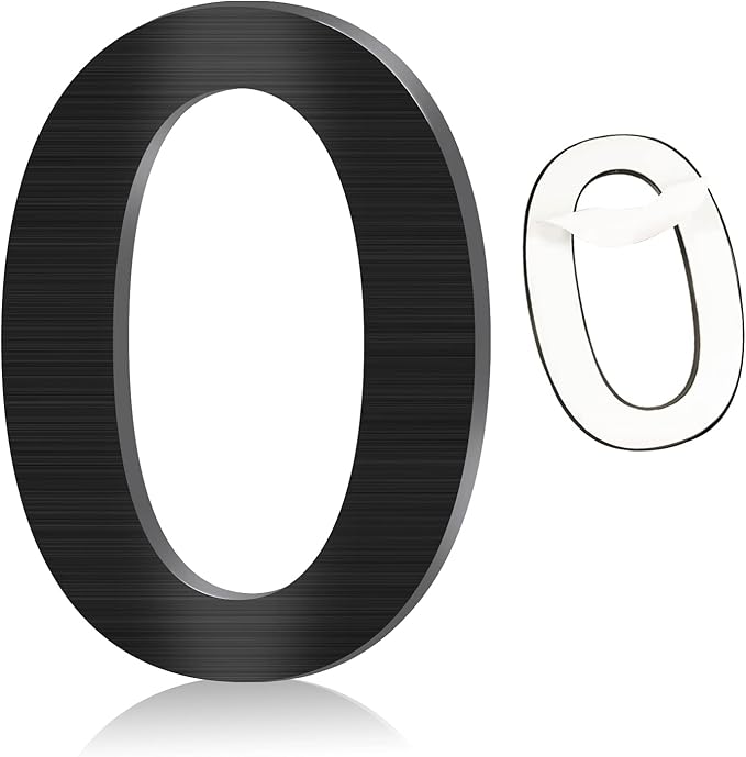 Amazon.com: Stainless Steel House Number,5 Inch Self-adhesive House ...