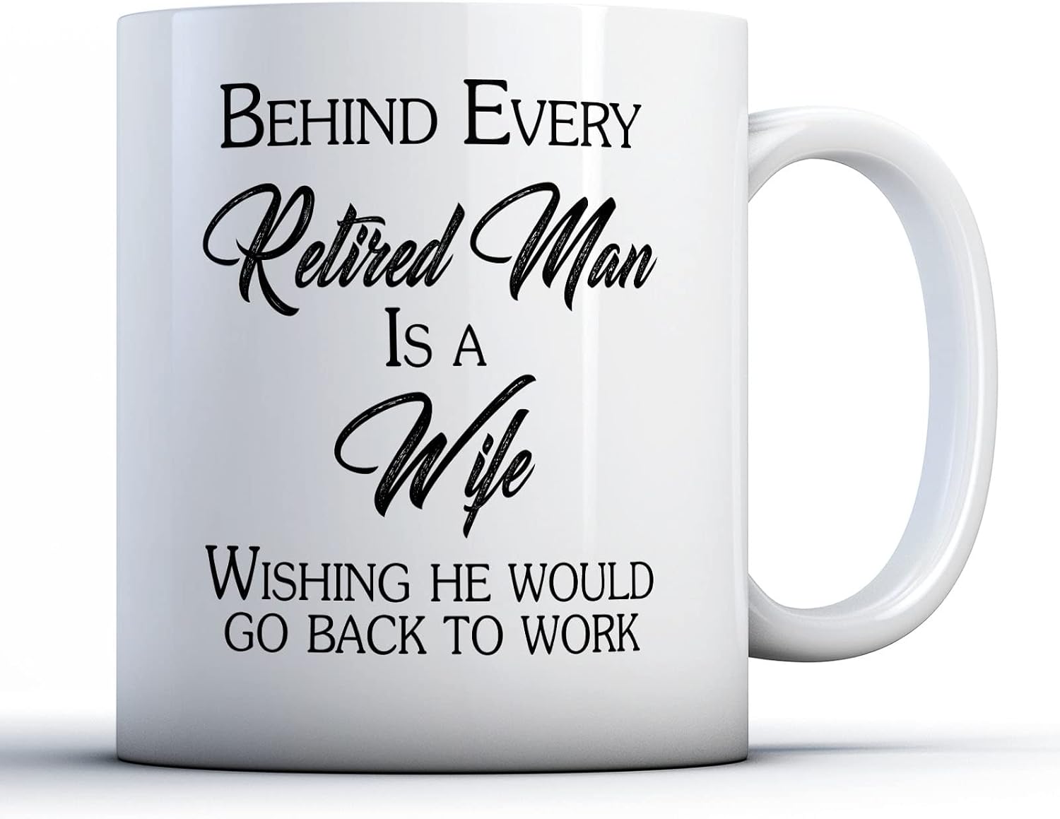 Finger prints - Behind Every Retired Man is A Wife - Funny Retirement ...