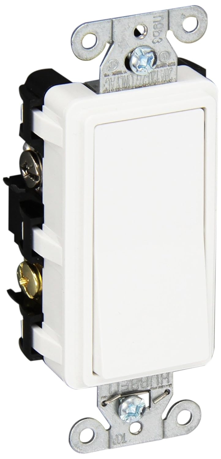 Bryant Electric RSD415W Residential Rocker Switch, Four-Way, 15 Amp ...