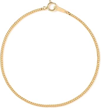 Amazon | [FAIRY CULLET] K18 2面Sキヘイ 1.8g 18cm 引き輪 検定入り 日本製 18金 ブレスレット チェーン | ブレスレット 通販