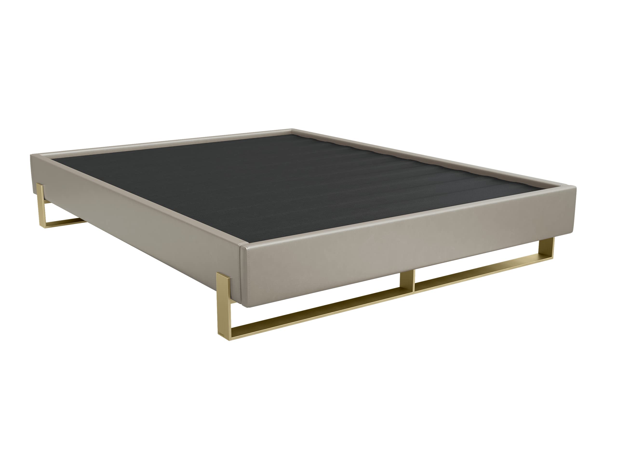 Amazon.com: VANT Elevated Platform Bed - Burnished Brass - Queen Size ...
