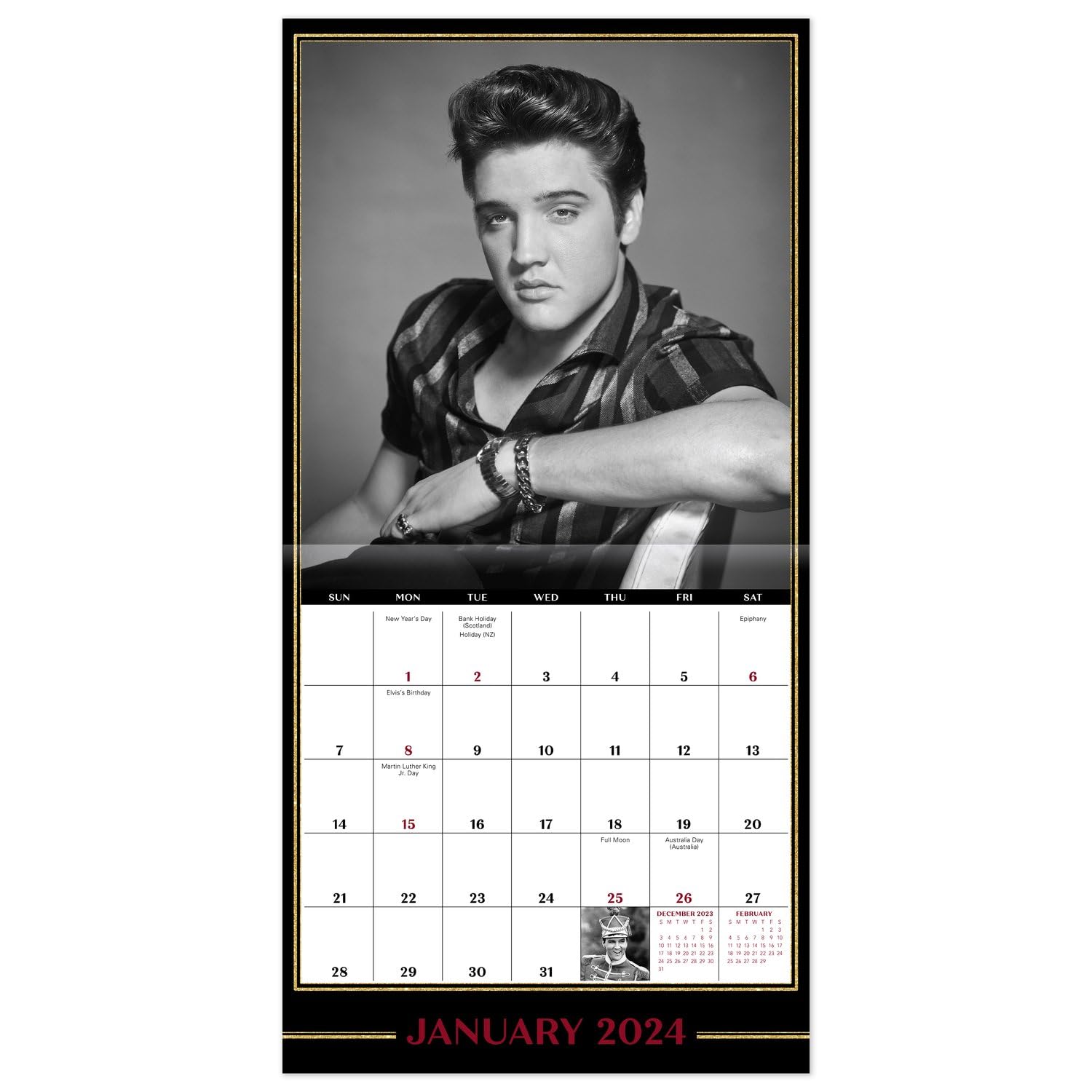 Elvis 2022 Mini Wall Calendar Calendarscom Elvis 2025 Mini Wall