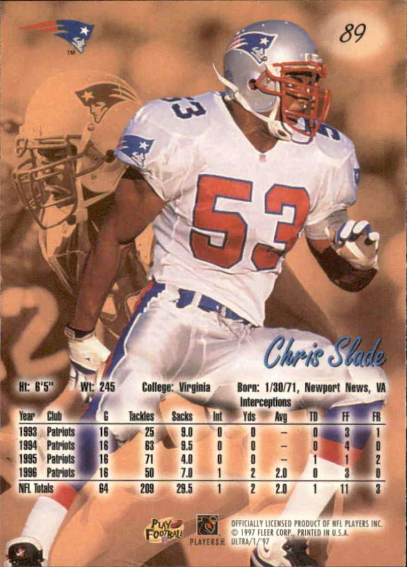 Chris Slade Football Player