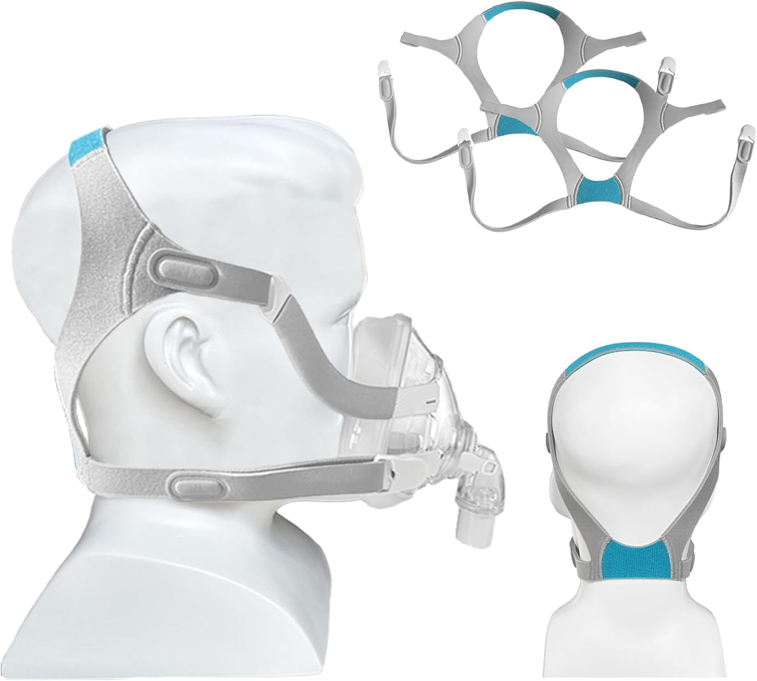 Amazon.com: GJX 2 Packs Headgear for Airfit F20 Mask Straps with Clips ...