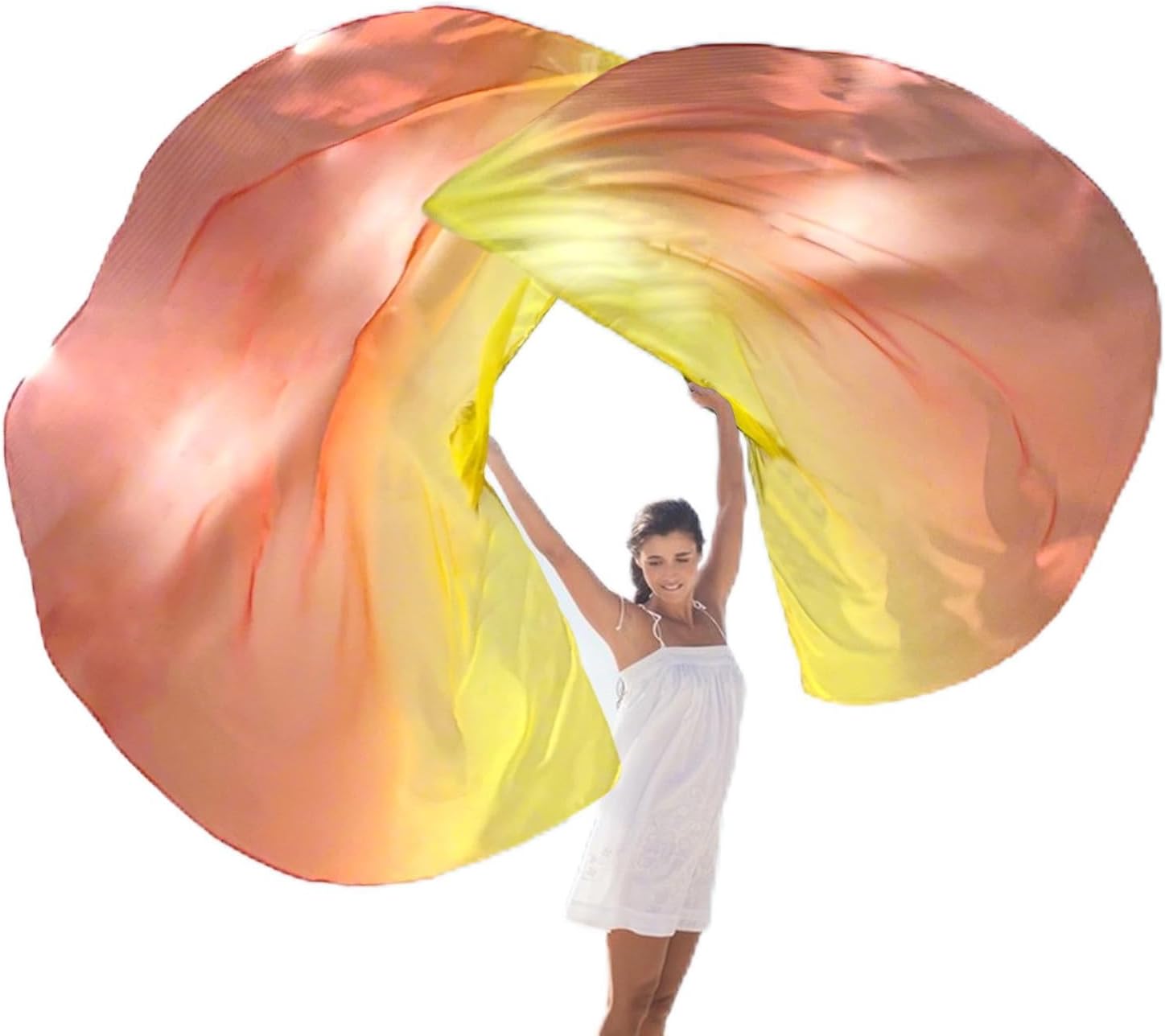 Amazon.com : 2 Sets of 55 x 78" Dance Metallic Semicircle Worship Angel ...