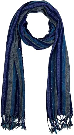 Humble Hilo Zari Weave Scarf Handmade Luxury Shawl Scarf Wrap ...