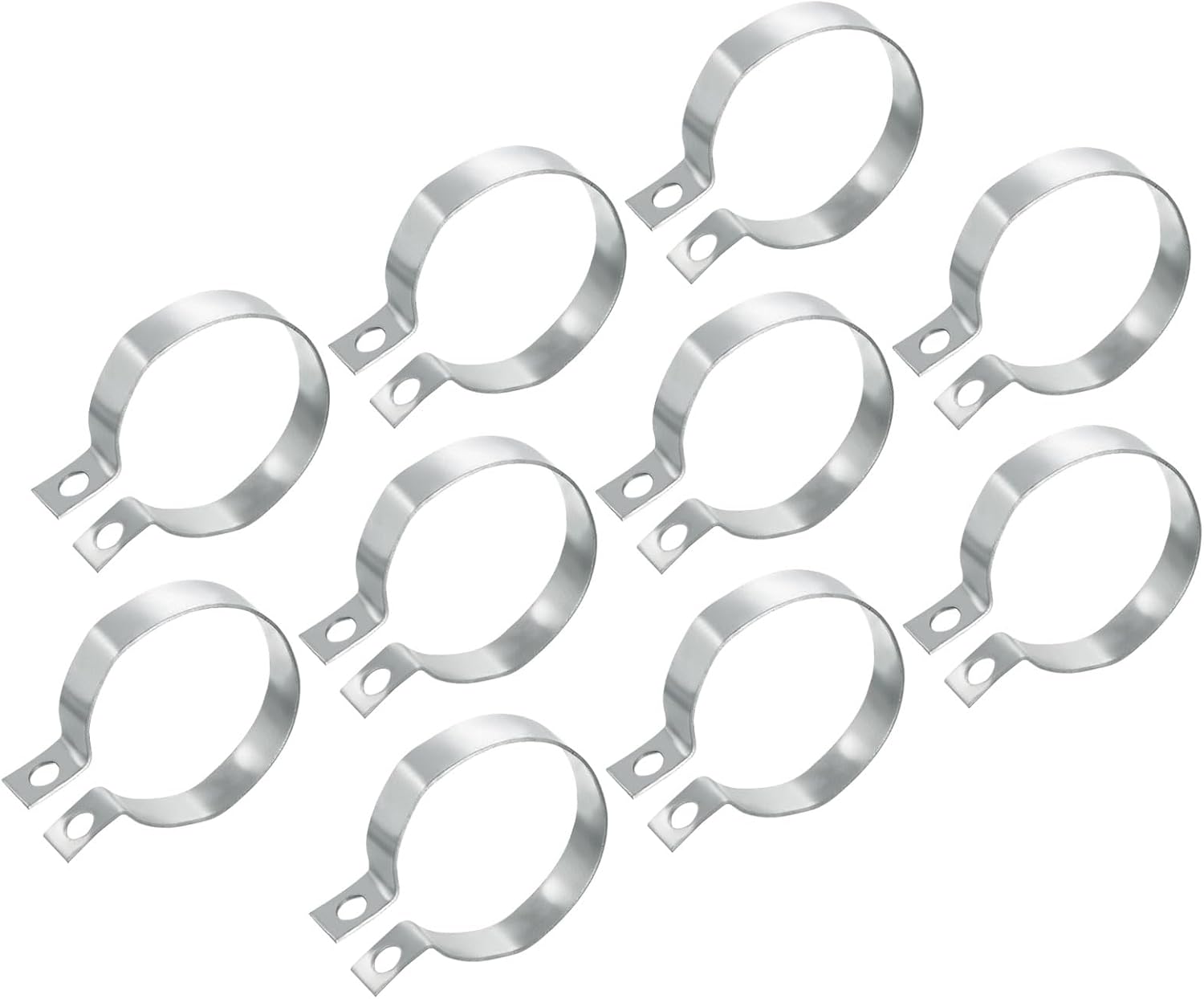 uxcell 10Pcs Split Ring Hanger Pipe Strap Fit 2-1/2"(63mm) Metal Pipe ...