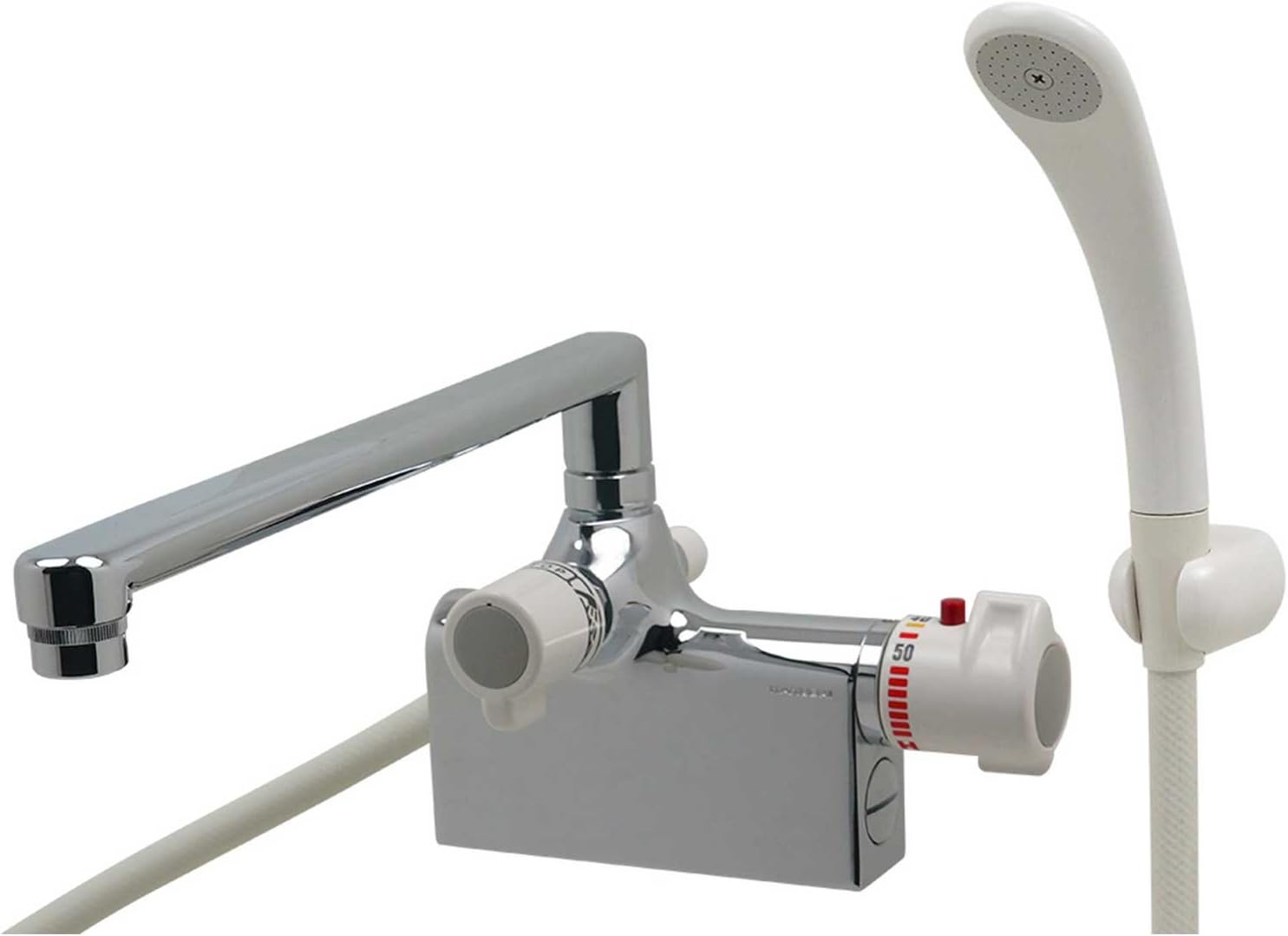 Amazon | KVK デッキ形サーモスタット式シャワー混合水栓 KF3011T | 浴室水栓