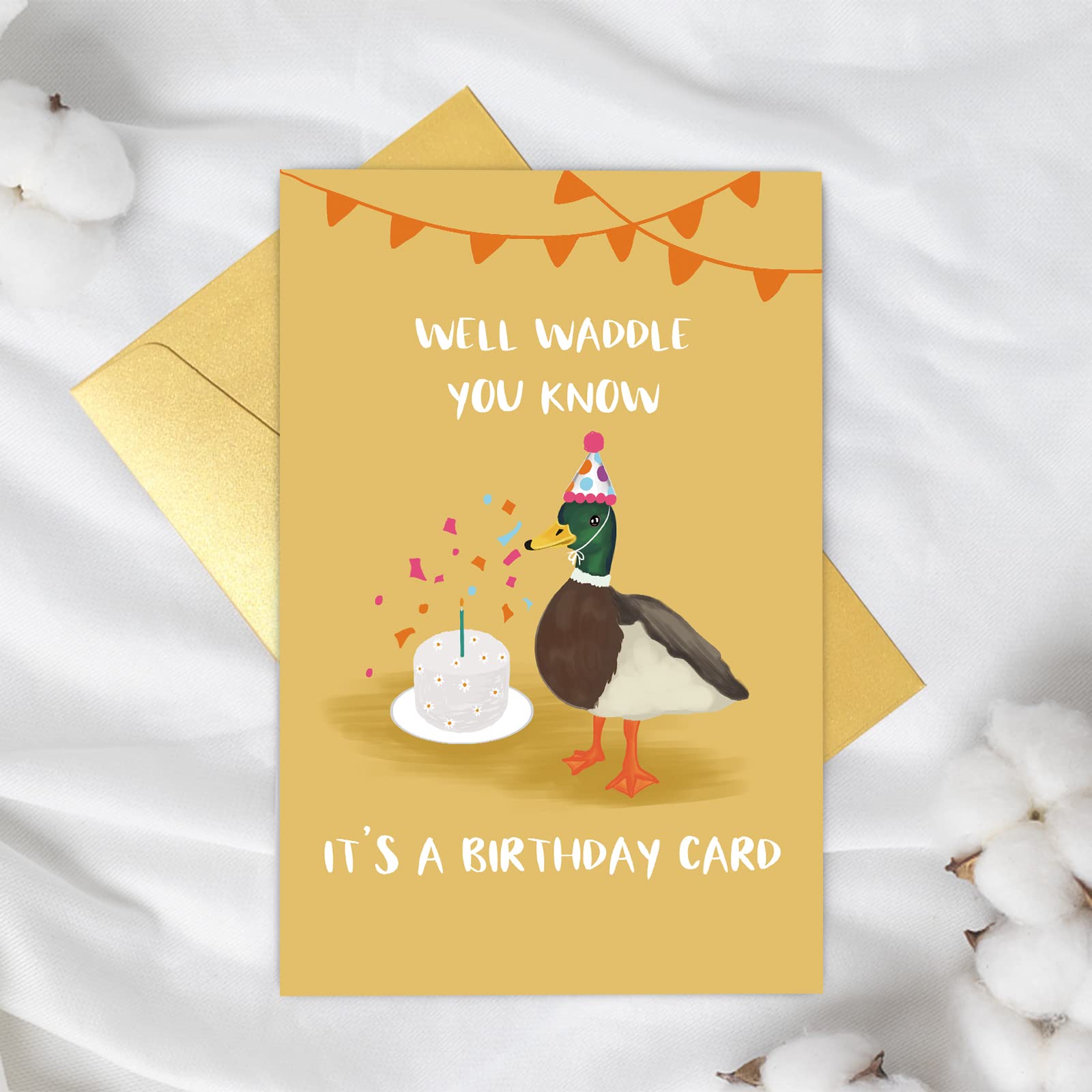 Ducky Birthday Quotes Duck Birthday Card" Greeting Card For Sale By