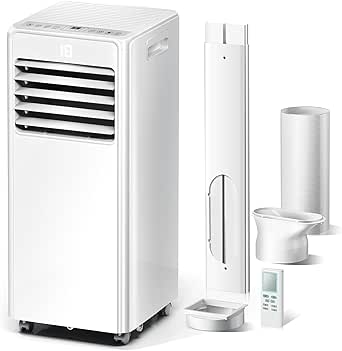 Amazon | JYWINA スポットクーラー 家庭用 移動式エアコン【2025新型】冷房10畳 2.6kW ノンドレン 除湿30L/日 小型 ポータブルクーラー スポットエアコン 静音 ...