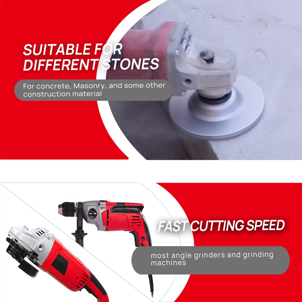 Snapklik.com : Diamond Grinding Wheel 7 Inch For Concrete Masonry Hard ...
