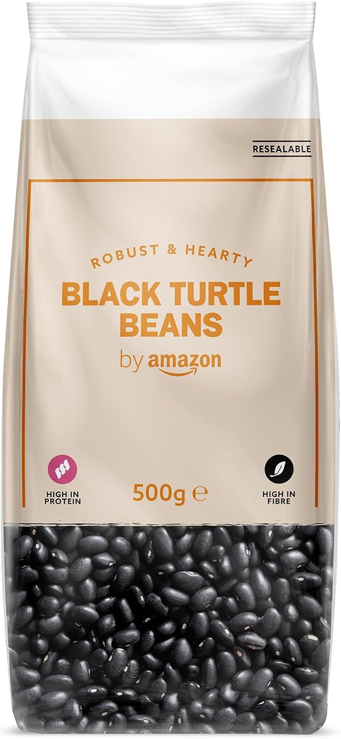 by Amazon Black Turtle Beans, 500g (Pack of 1) : Amazon.co.uk: Grocery