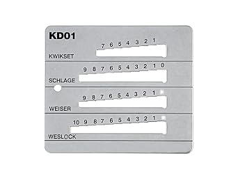 Amazon.com: Pro-Lok 4-in-1 Key Guage - KW1, SC1, WK1, WE1 - Stainless ...