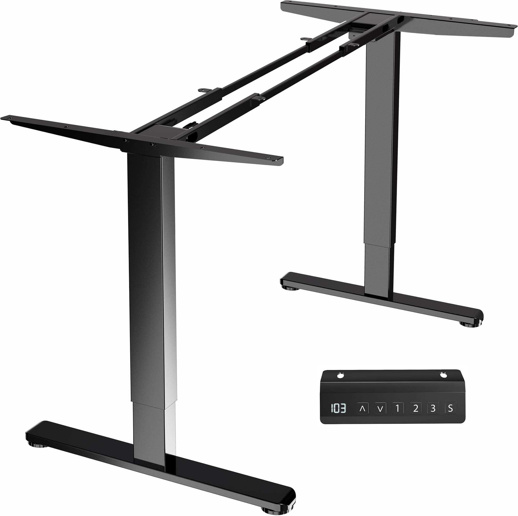 Amazon.com: UPLIFT Desk V2 2-Leg Height Adjustable Standing Desk (Gray ...