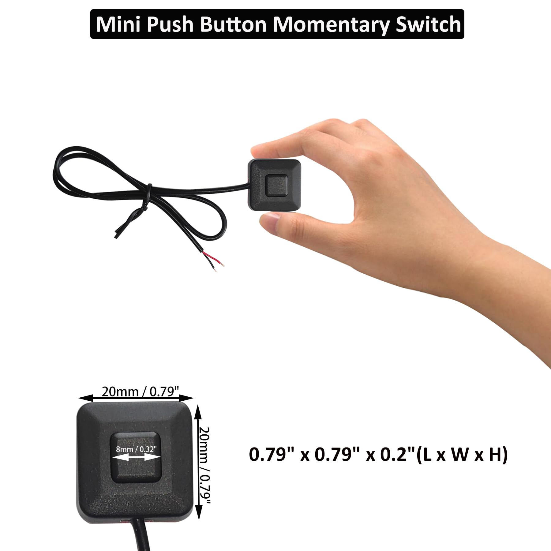 Snapklik.com : Momentary Switch 12V Momentary Push Button Switch