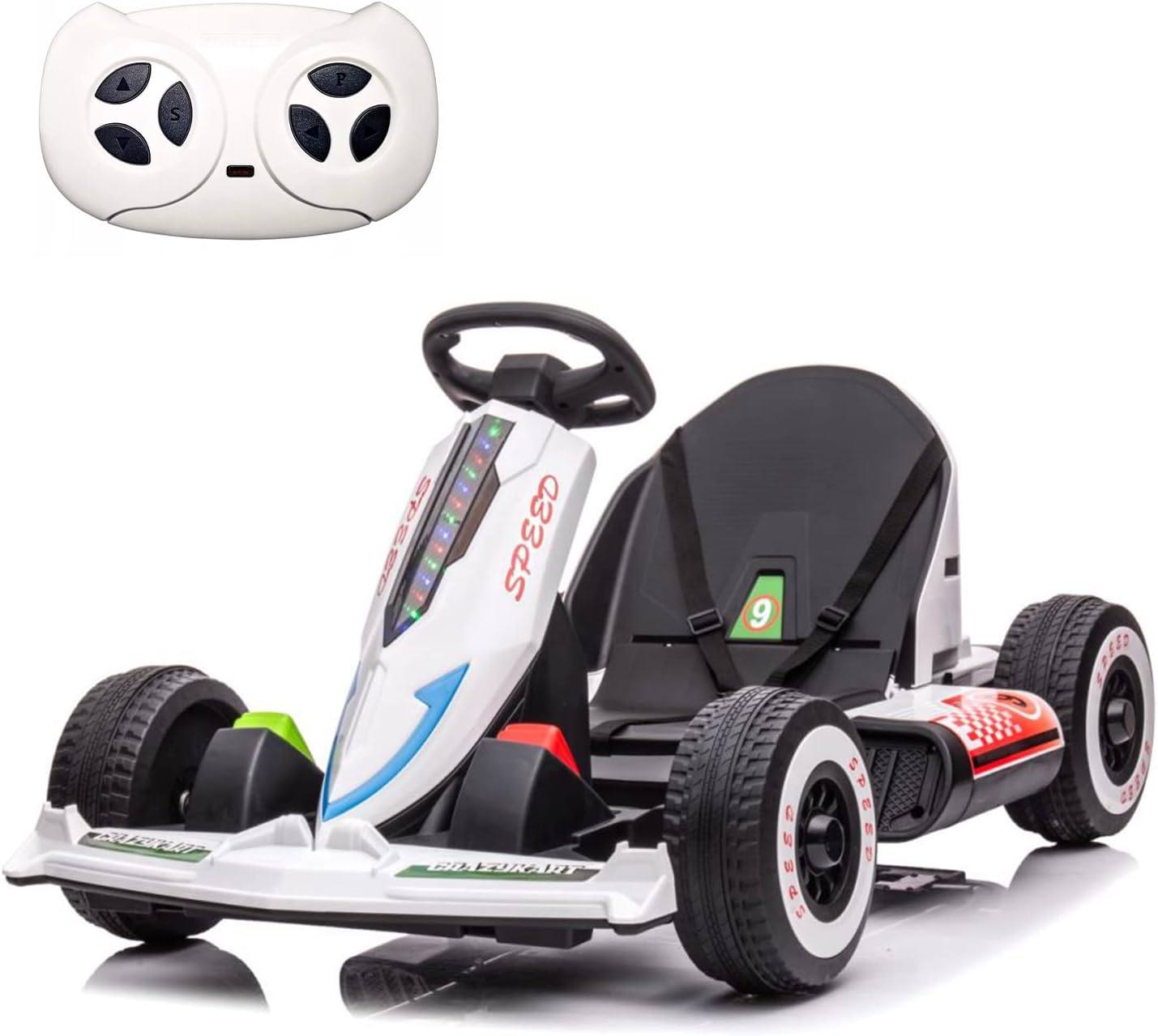 AVRCECI 12V Kids Go Kart with Remote Control, LED Philippines | Ubuy