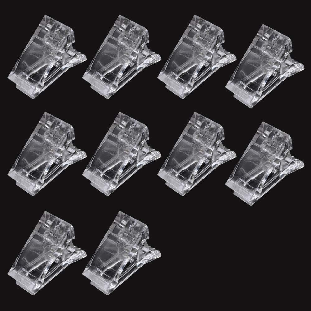 Amazon.com: SKEMIX Nail Tips Clip for Quick Building Polygel nail forms ...