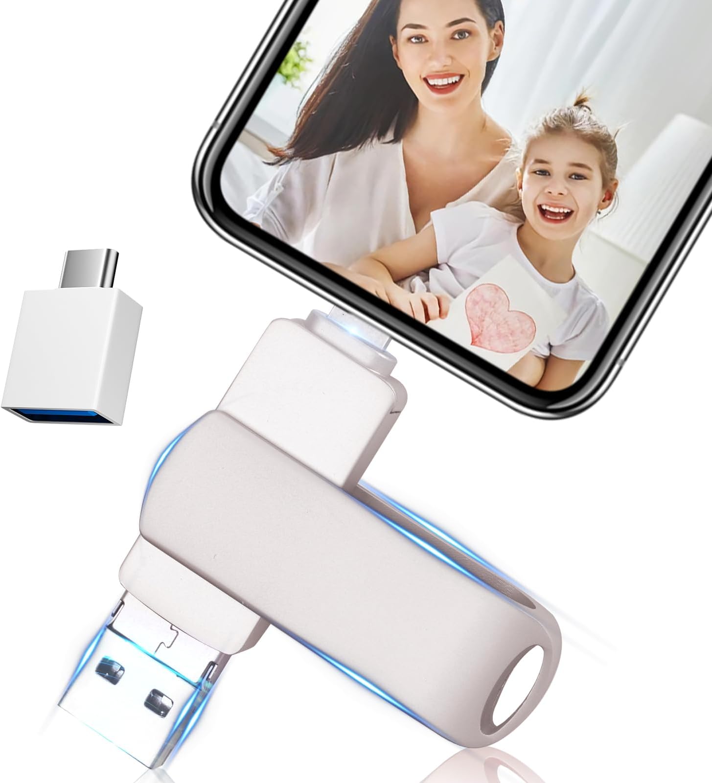 ThePhotoStick® Omni 128GB - Secure Photo & Video Backup and Transfer ...