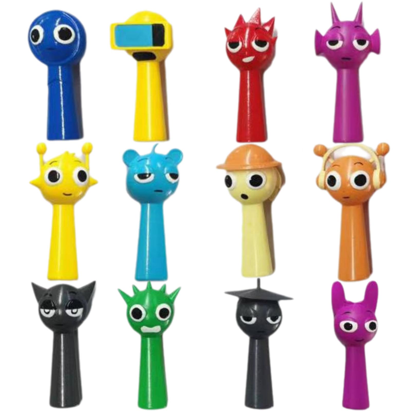 VPUZILMER Sprunki Figures, 2.75'' Funny Stück Sprunki Wenda Statue. A ...