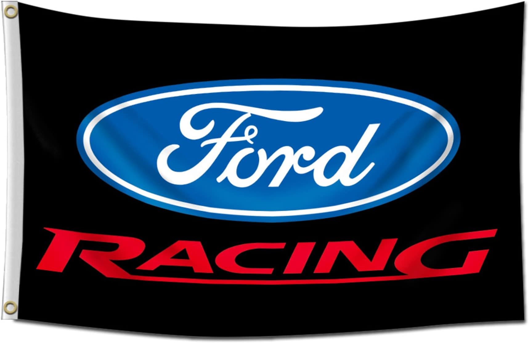 Amazon.com : Ford Racing Flag, 3x5ft Car Banner with 2 Brass Grommets ...