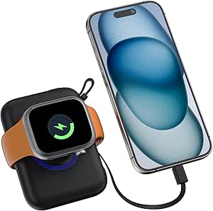 Amazon.com: DDUAN Portable Watch Charger for Apple: 5000mAh Travel ...