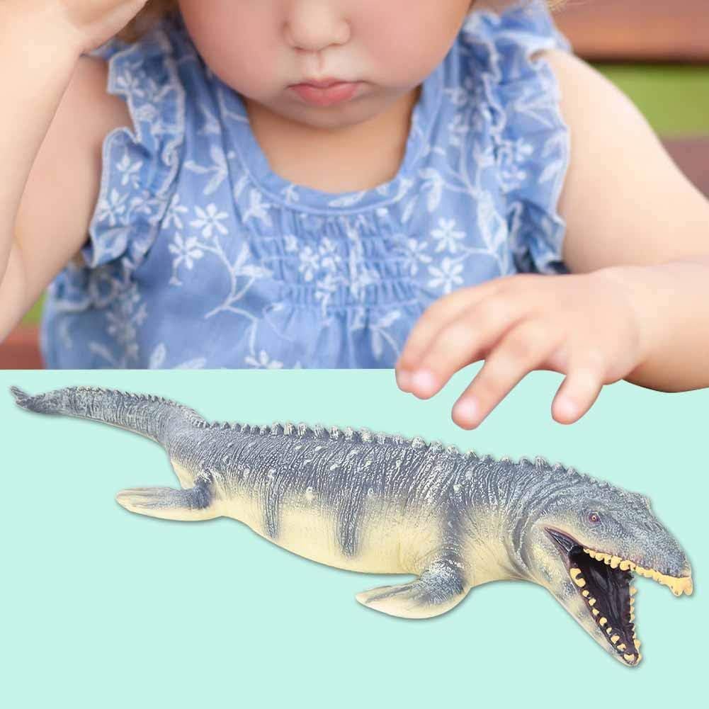 Mosasaurus Dinosaur Figure, Highly Simulation Dinosaur Playset Vinyl ...
