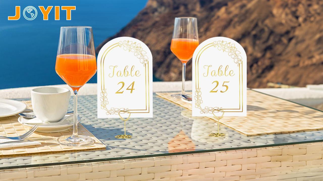 Numeros Para Mesas De Fiestas 30 Piece Wedding Table Number Set - Green ...