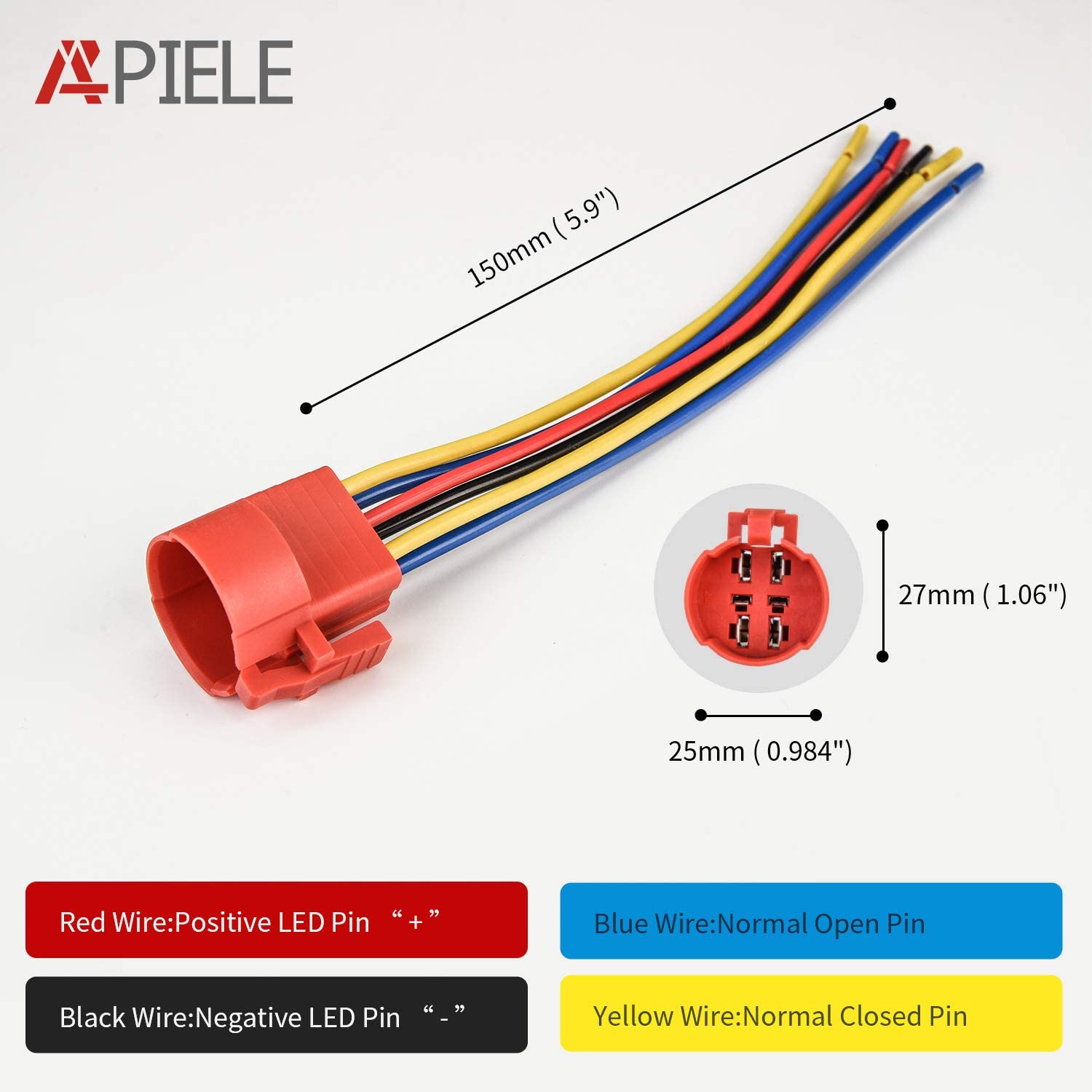 Snapklik.com : APIELE 15 Amp 22mm Latching Push Button Switch 110V-220V ...