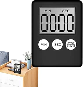 Amazon.com: Kitchen Timer Digital, Portable Magnetic Timer Kitchen with ...