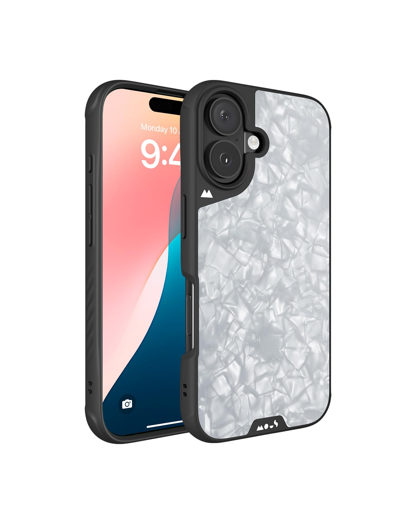 Amazon.com: Mous for iPhone 16 Case MagSafe Compatible - Limitless 6.0 - Silver Pearl ...