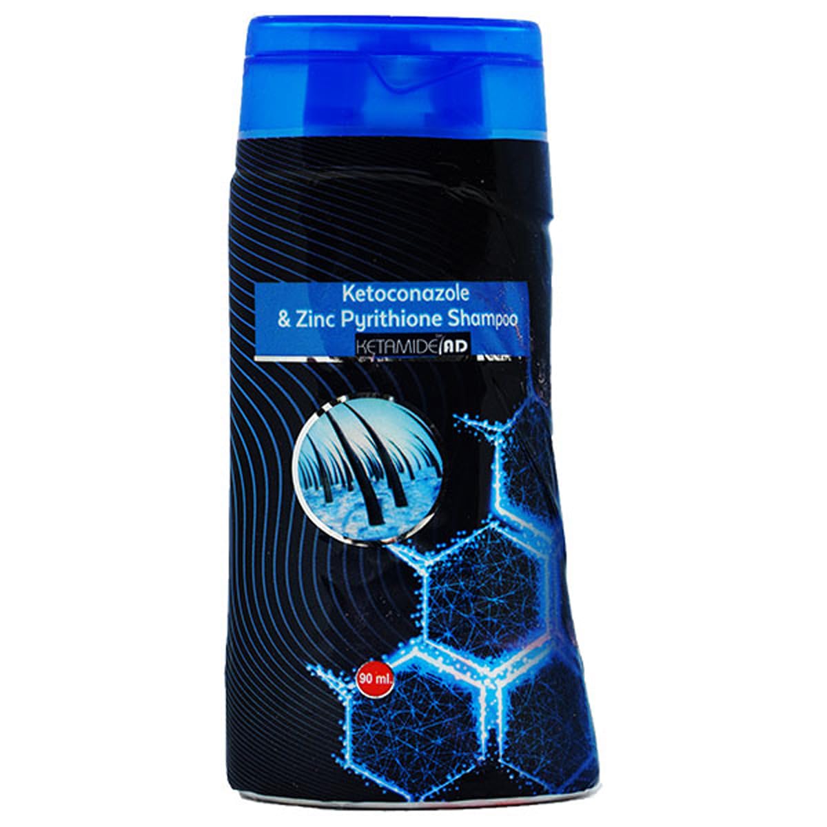 Ketamide AD - Bottle of 90ml Shampoo with Ketoconazole and Zinc ...