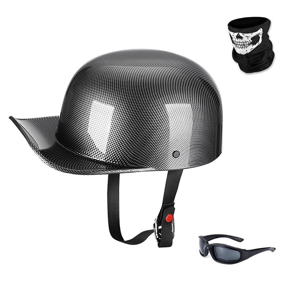 Snapklik.com : Woljay Vintage Open Face Motorcycle Helmet Retro ...