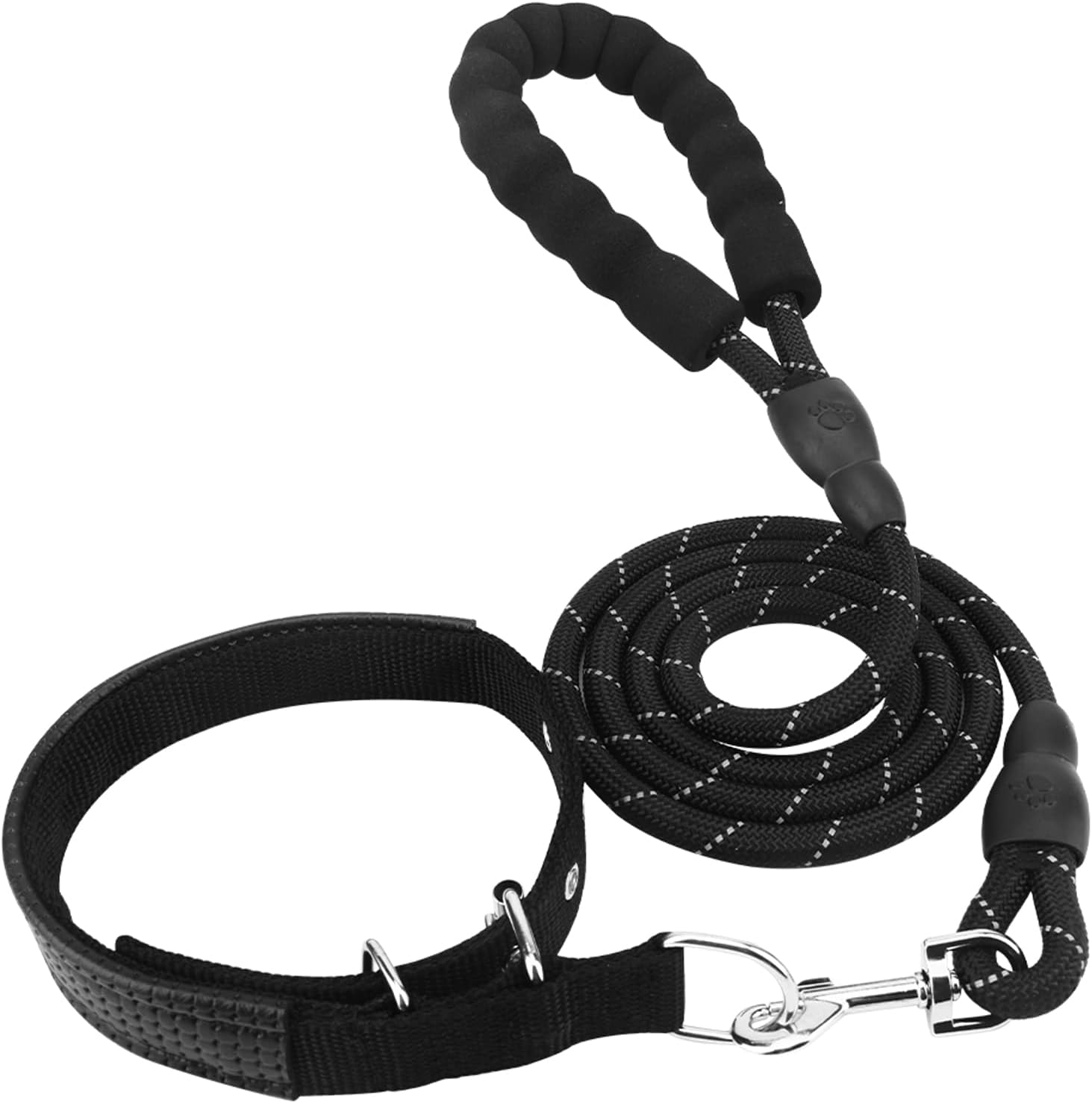 Divono Dog Leads for Medium Large Small Dogs with Slip Collar & Padded ...