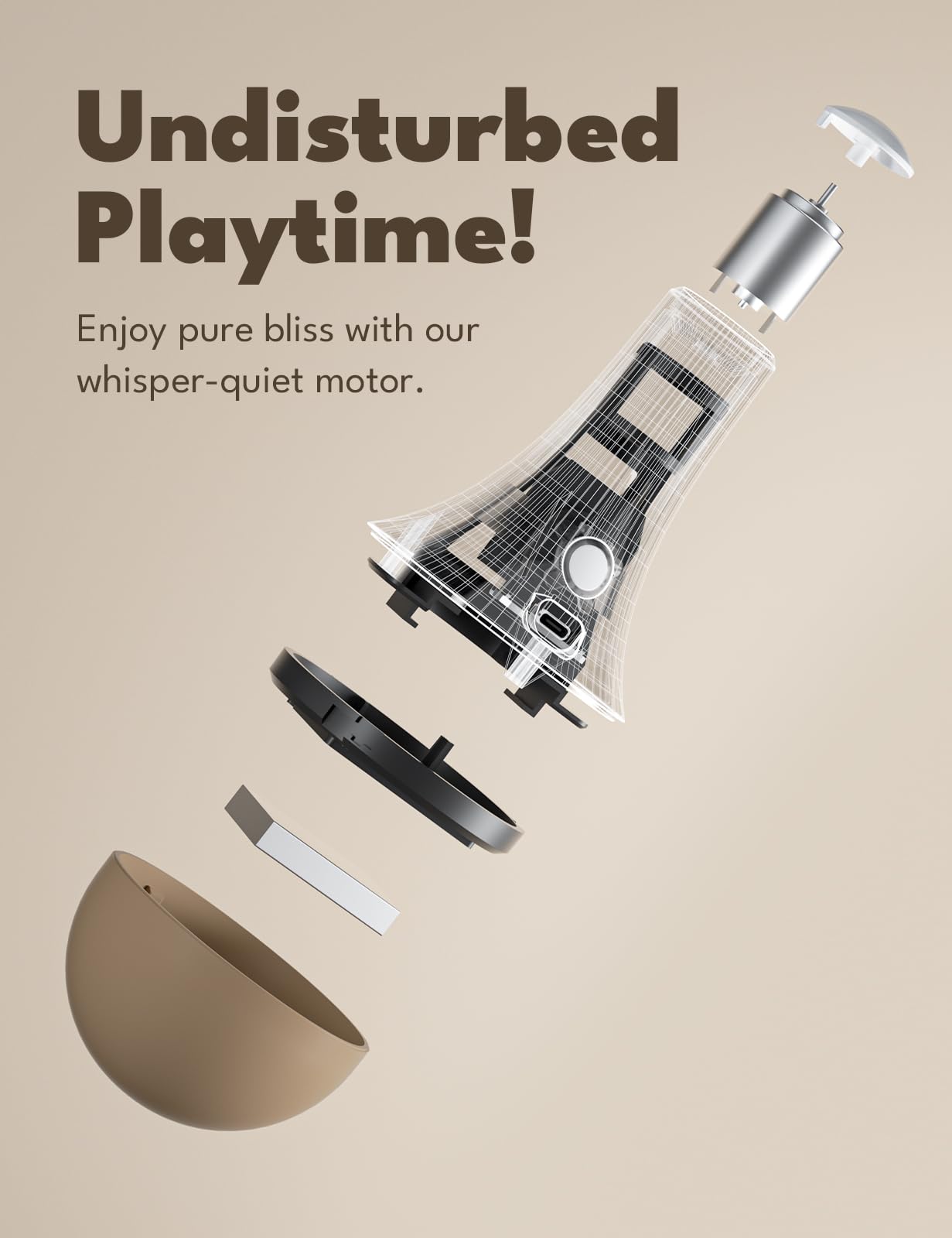 Cat Toys for Indoor Cats, Ultra Quiet Interactive Cat Toy, Random ...