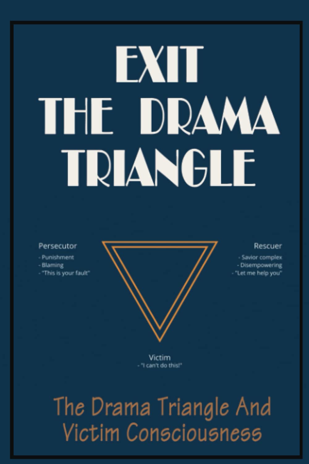 Exit The Drama Triangle: The Drama Triangle And Victim Consciousness ...