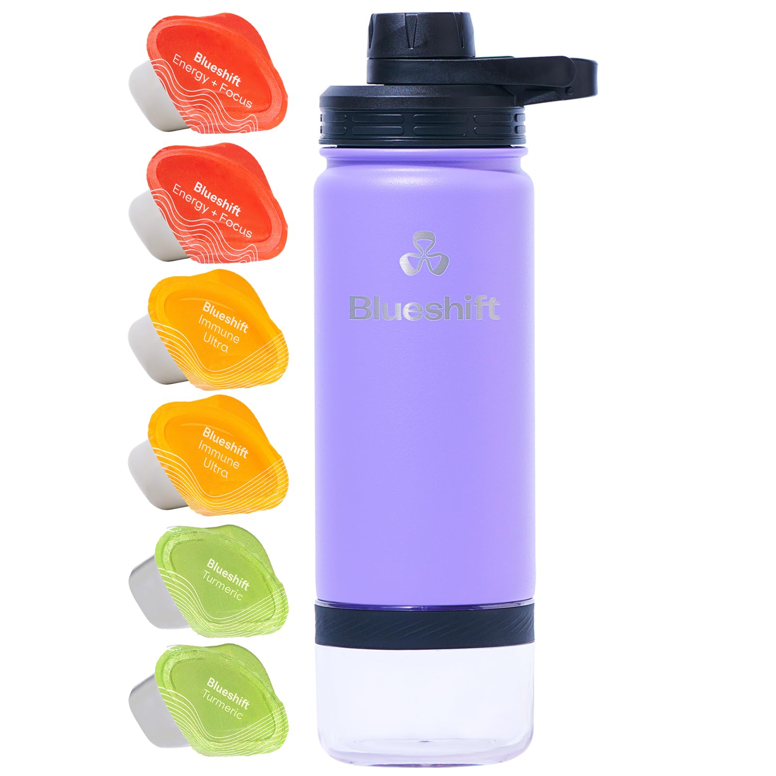 Amazon.com: Blueshift 18 oz Stainless Steel Water Bottle - Insulated ...