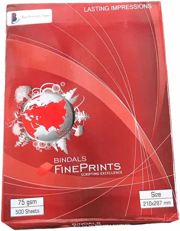 Amazon.com : Bindal Fineprints Copier Paper 75Gsm A4 : Office Products