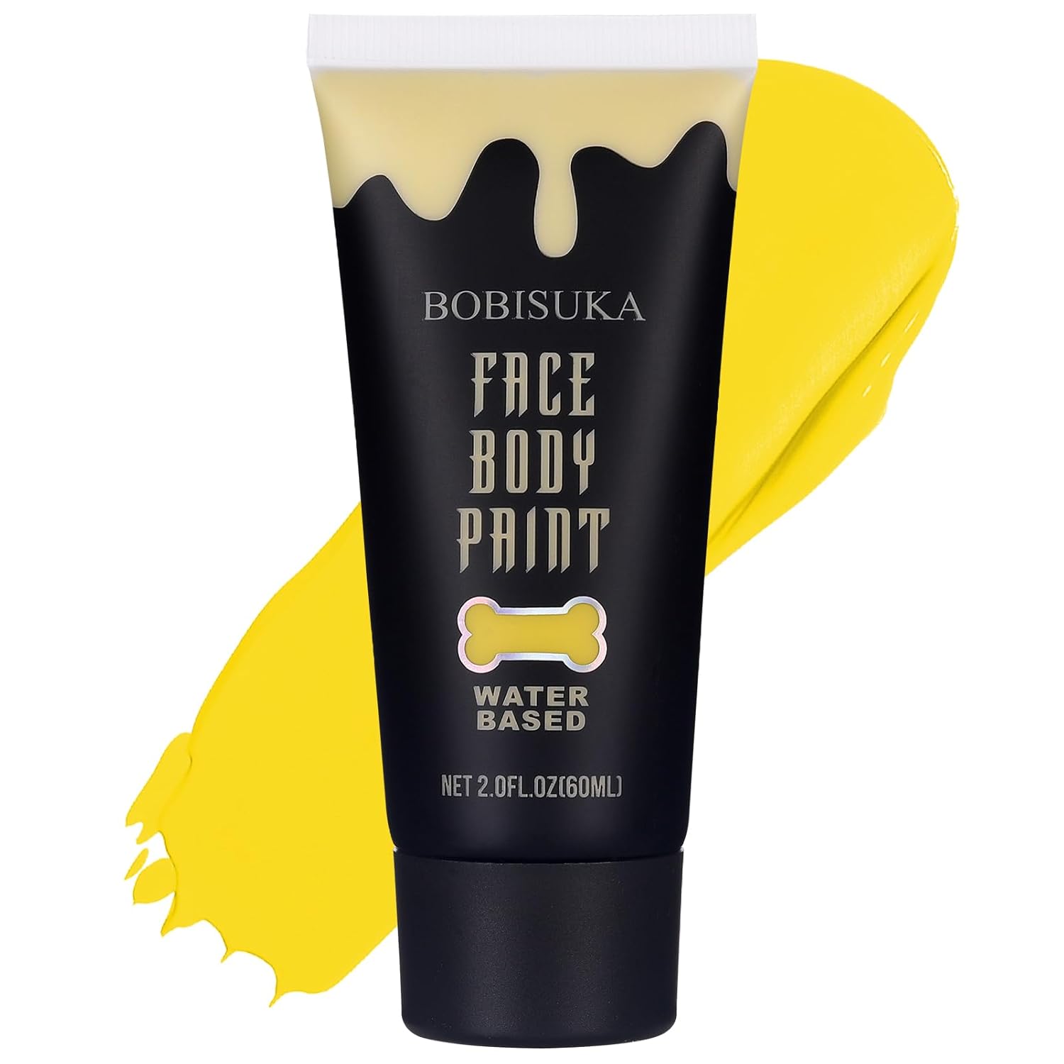 Amazon.com: BOBISUKA Yellow Face Body Paint, Water Based Face Painting ...