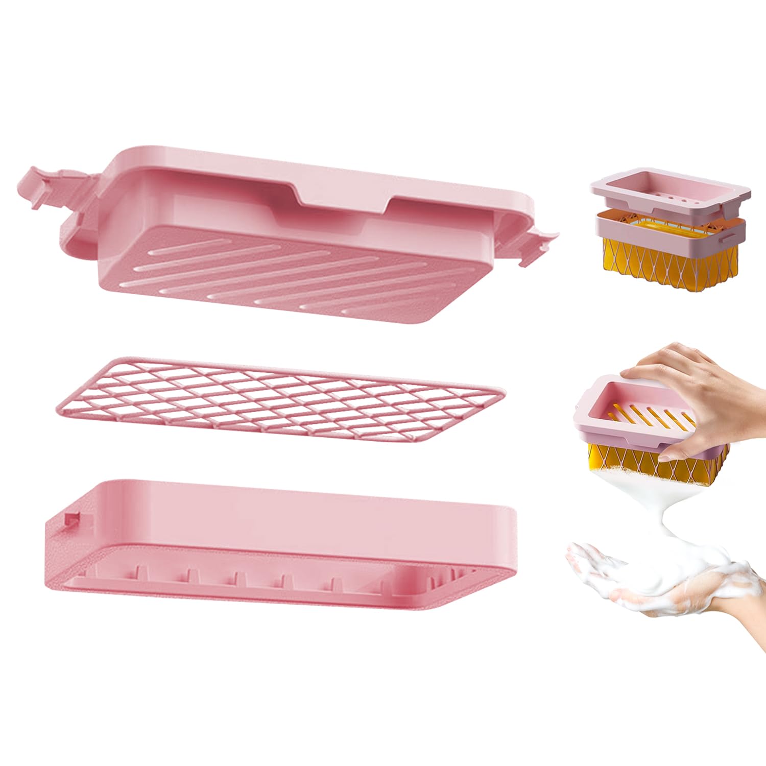 Amazon.com: Innovative Soap Dish, Laundry Soap Box, Multi-Functional ...