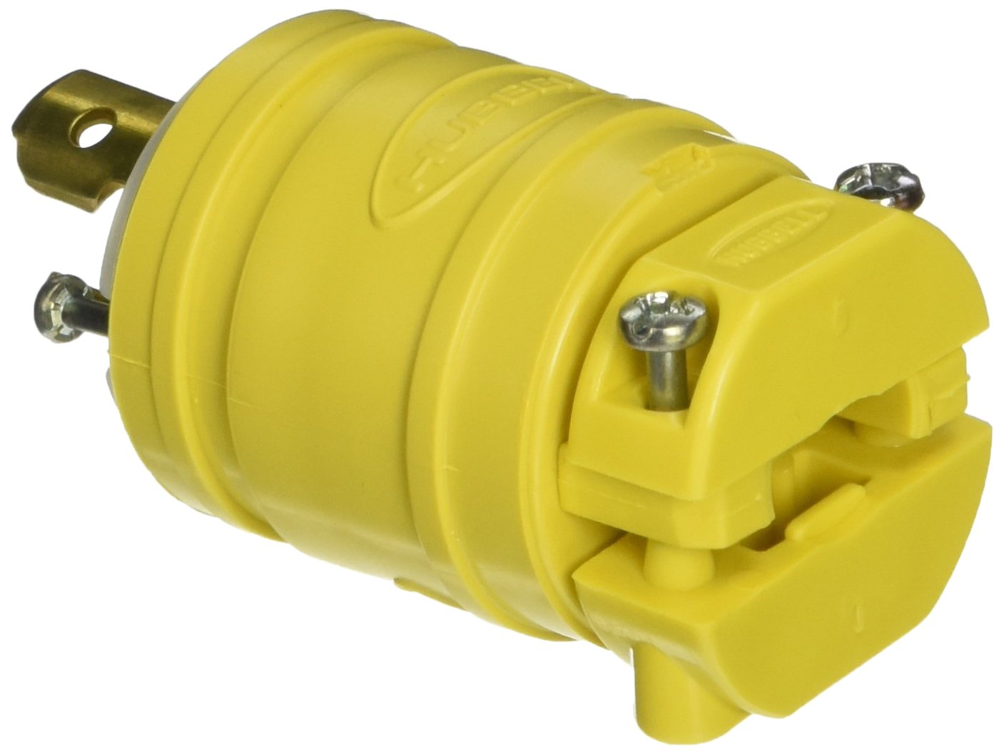 Hubbell HBL2447 Locking Plug, Elastogrip, 15 amp, 125V, L5-15R: Amazon ...