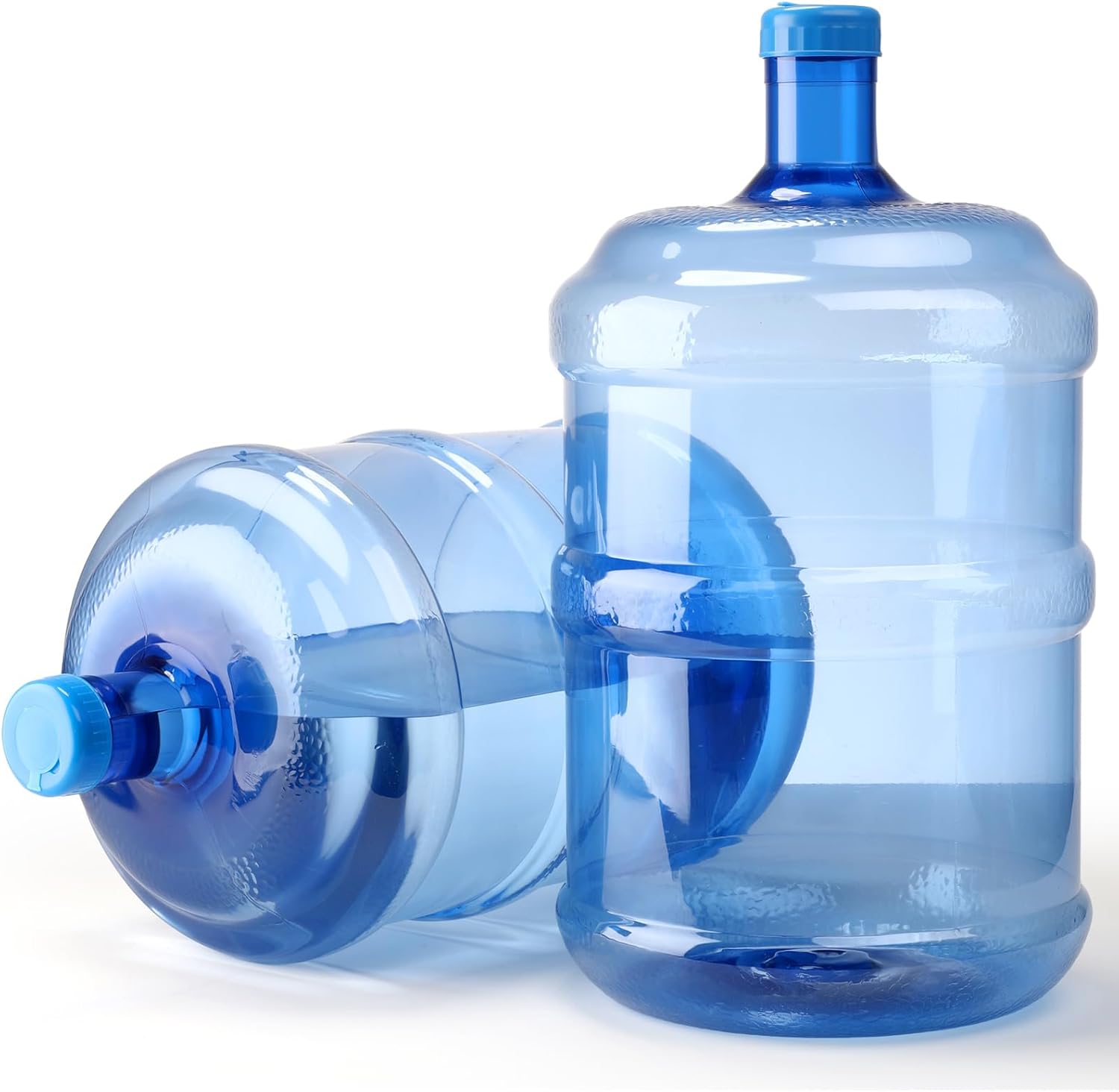 Amazon.com : Layhit 2 Pack Empty 5 Gallon Water Bottle with Screw Caps ...