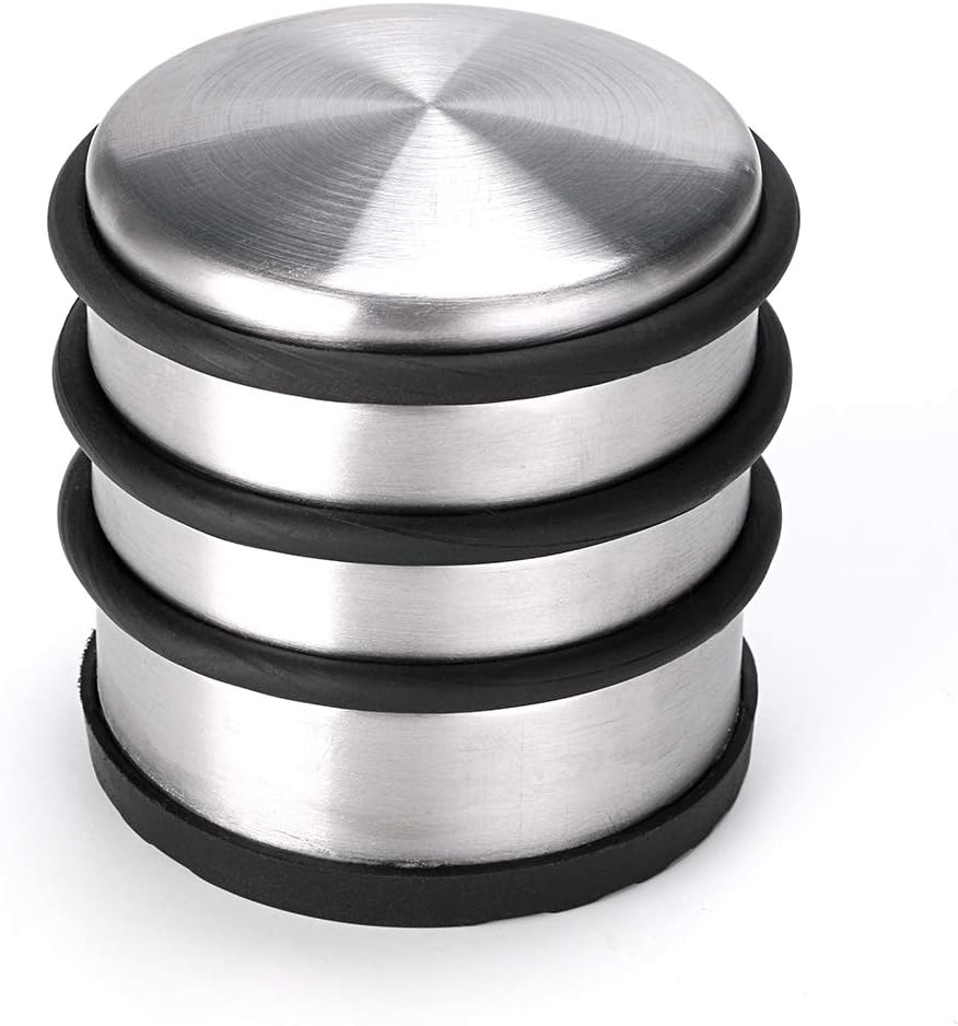 Sumnacon Heavy Duty Floor Door Stopper No Drill, Durability Stainless ...