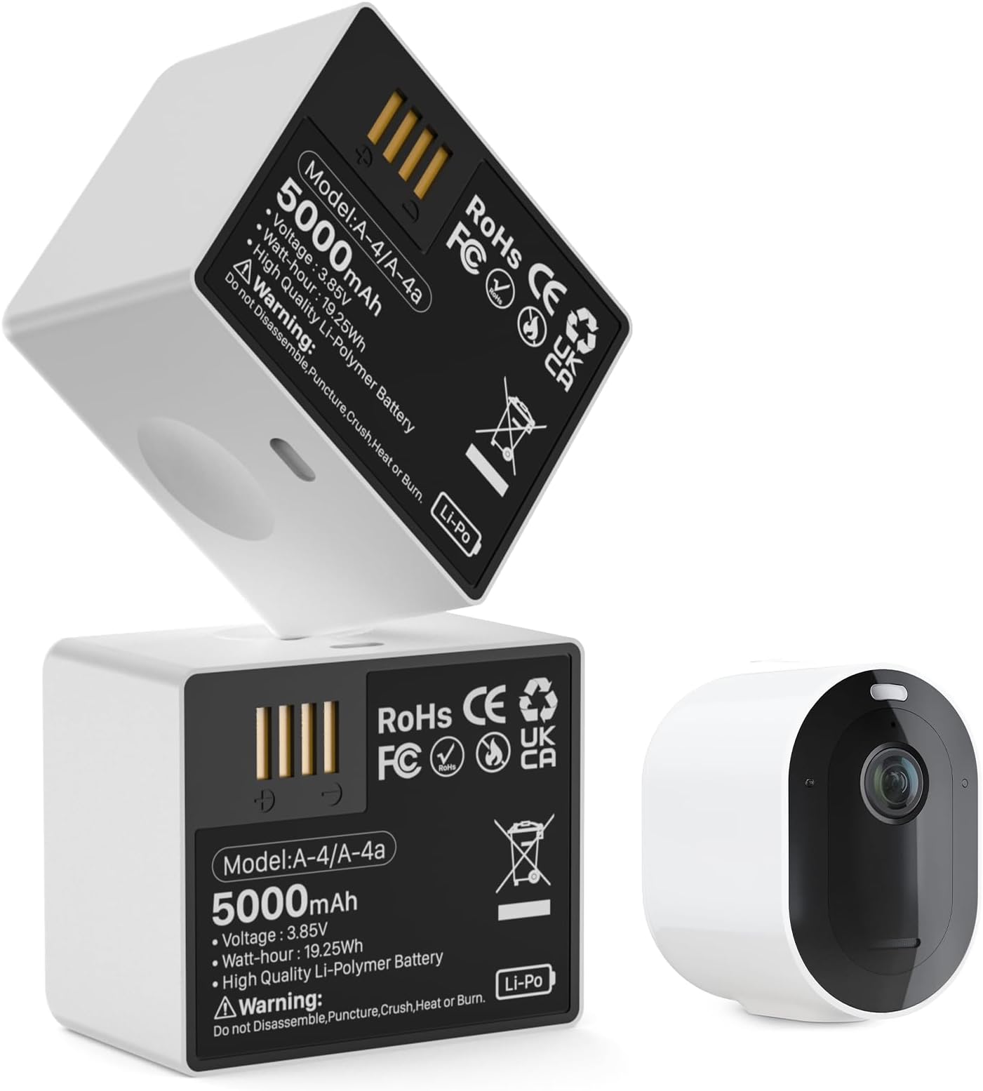 Amazon.com: LCLEBM 1-Packs Rechargeable Batteries for Arlo Pro, Arlo ...