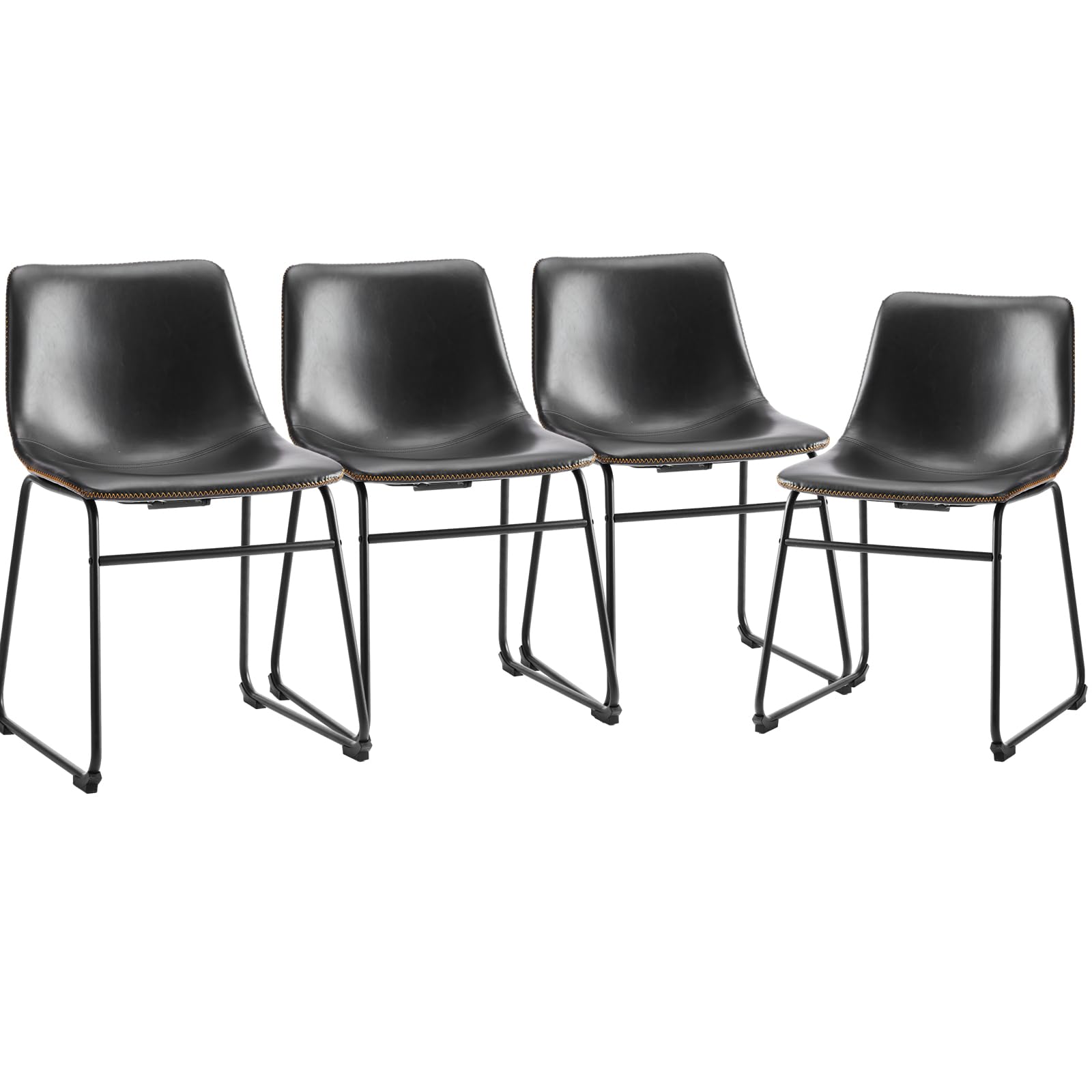 Snapklik.com : DUMOS 18 Inch Counter Height Bar Stools Set Of 4, Modern ...