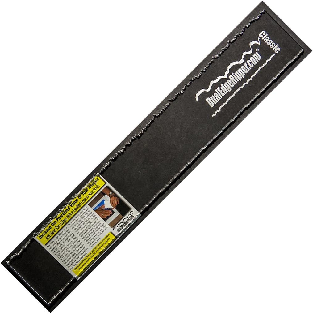 Dual Edge Ripper Classic Watercolor Paper Deckle Edge Tool 1-24 inch ...