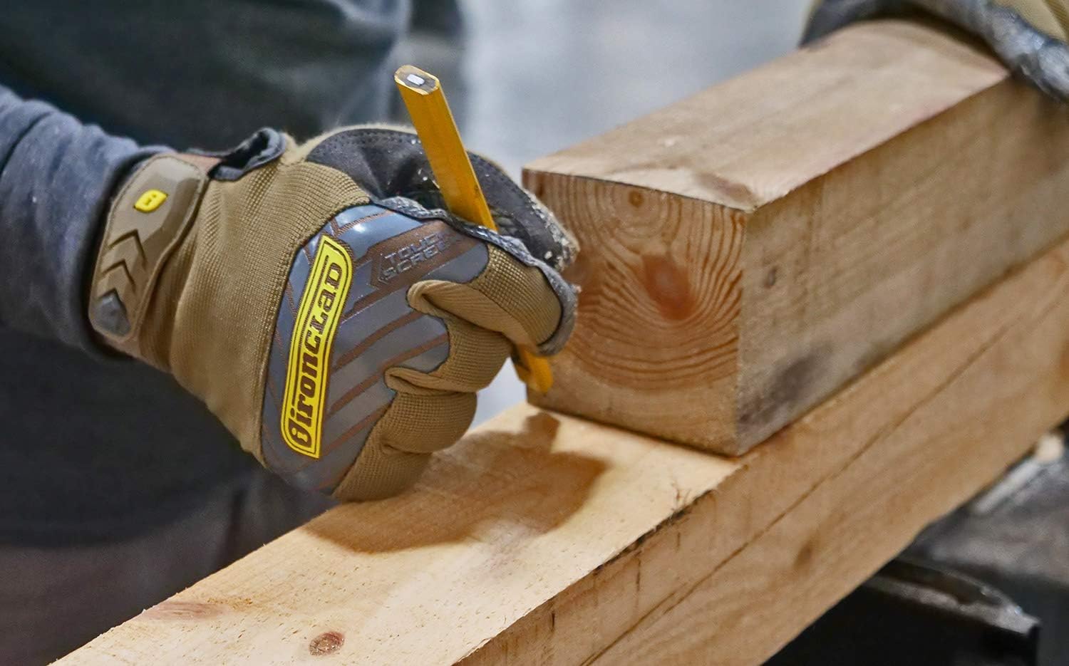 Ironclad Command Grip Work Gloves Touch Screen Gloves Conductive Palm ...