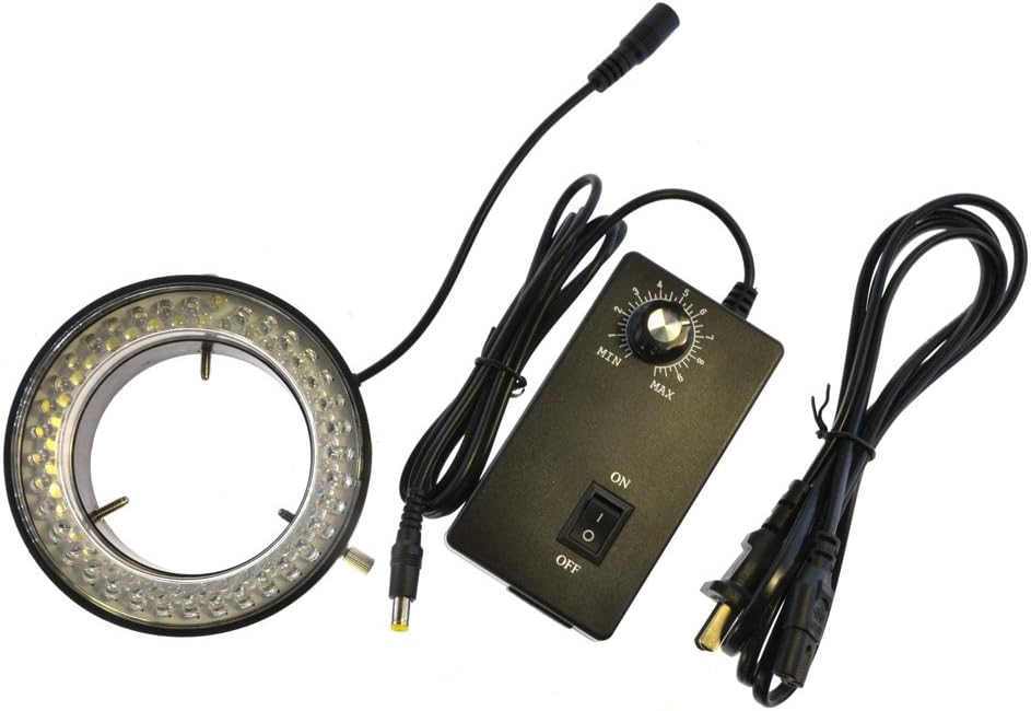 Amazon.com : HAYEAR 72mm LED Ring Light Trinocular Stereo Microscopes ...